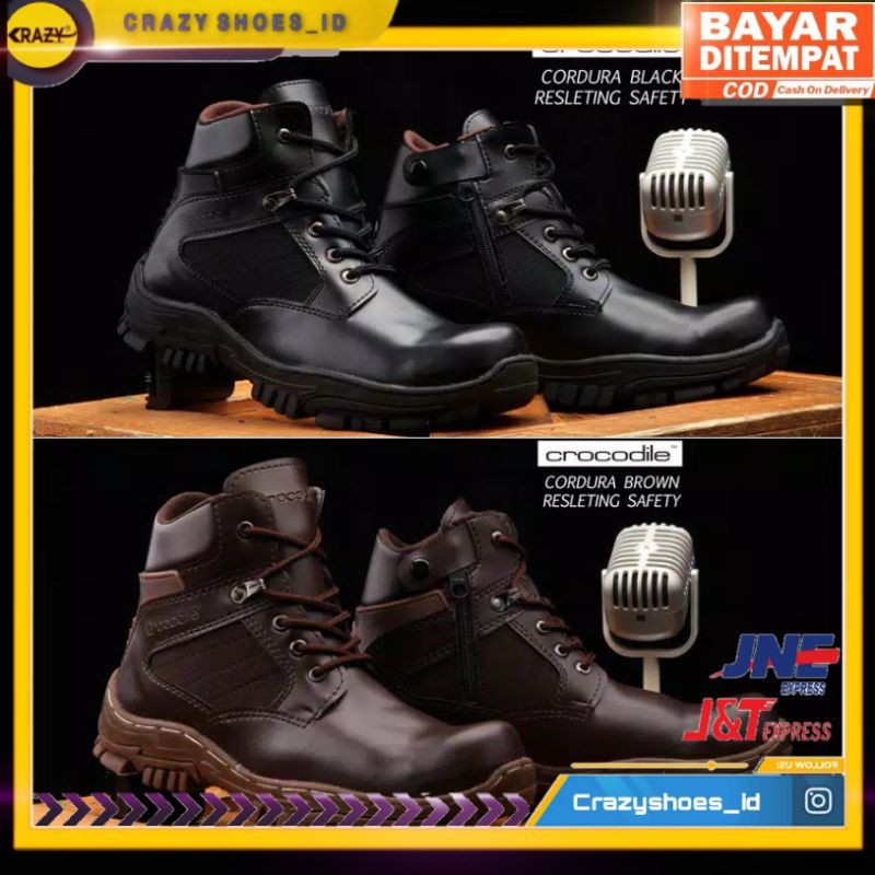 Jual SEPATU GUNUNG SAFETY CROCODILE BITE TRACKER CASUAL MOUNTAIN HIKING ...