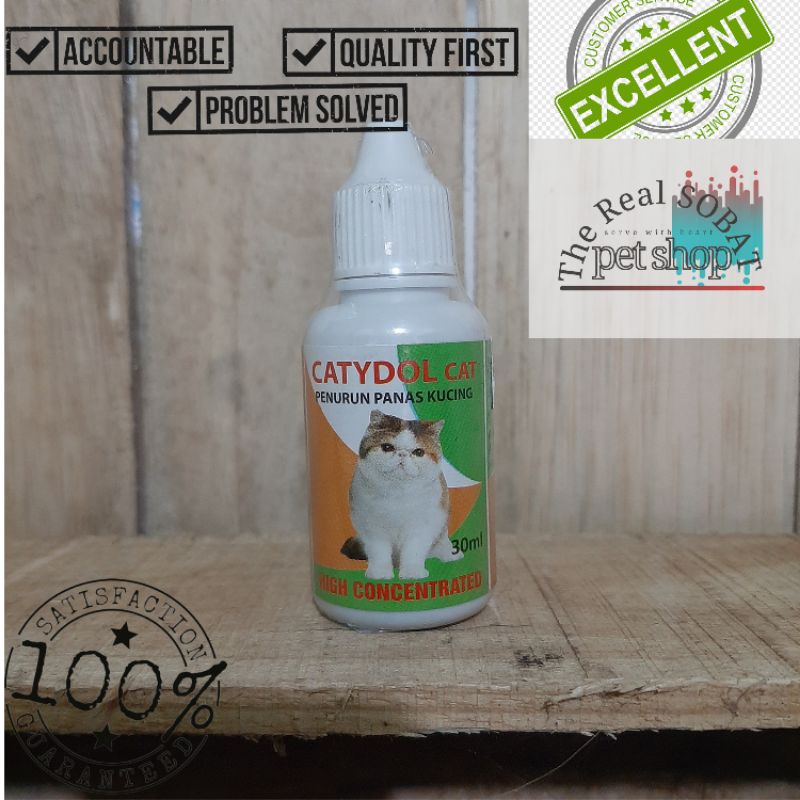 Jual CATYDOL 30 ml | Obat Penurun Panas Kucing | Shopee Indonesia