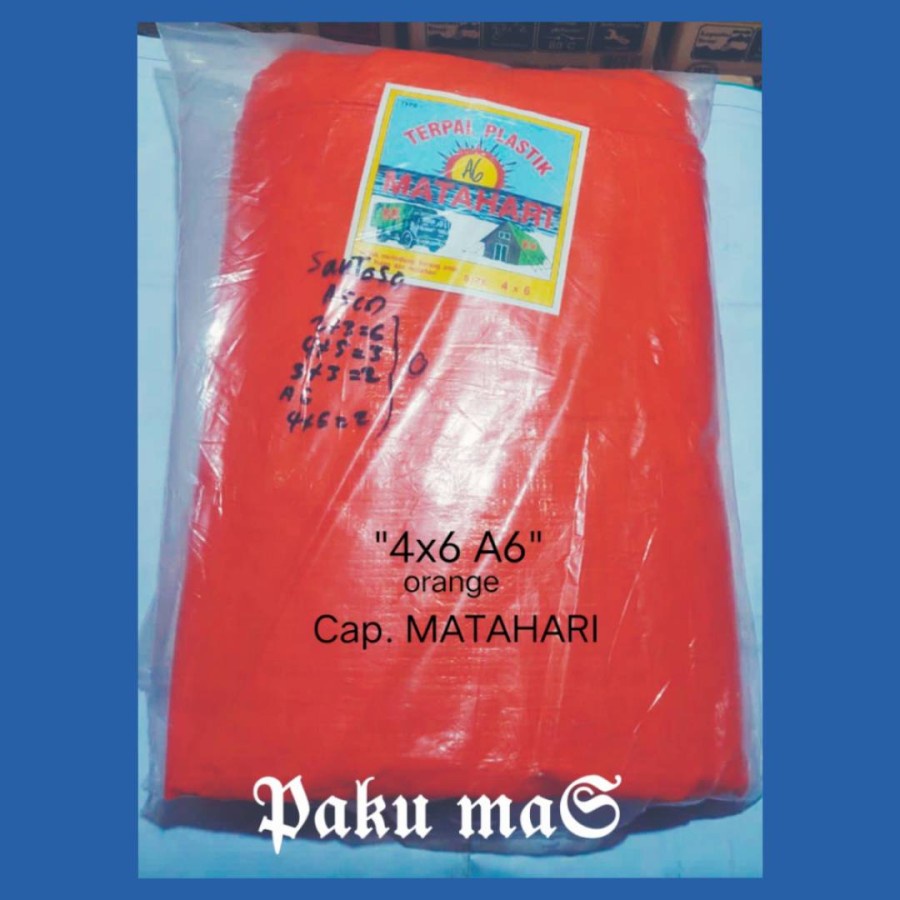Jual Terpal Plastik 4x6 Terpal 4x6 a6 | Shopee Indonesia