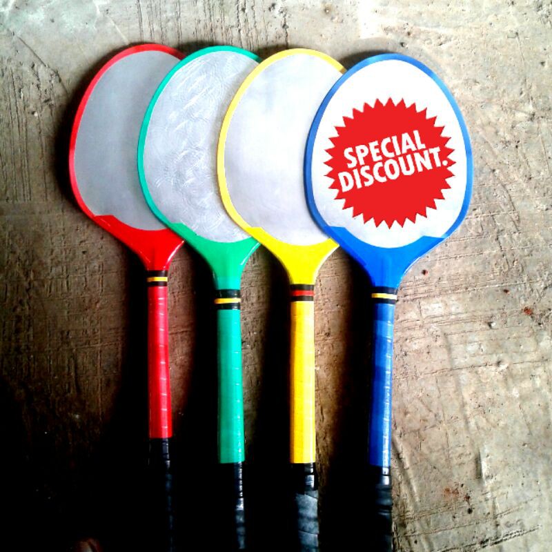 Jual Raket Toktak / Raket Tok Tak / Raket Kayu / Raket Badminton / Redi ...