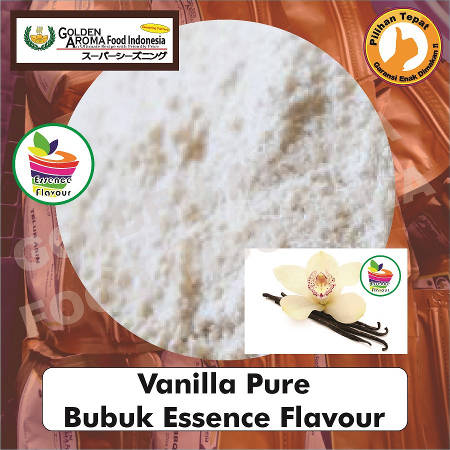 Jual Bubuk Vanilla Pure Efe 1/2 Kg Essen Flavor Ekstrak Vanila Murni ...