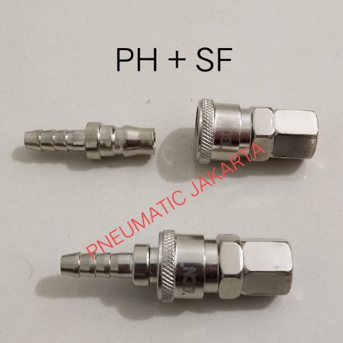 Jual Quick Coupler PH 20 + SF 20 Set EMC Pneumatic | Shopee Indonesia