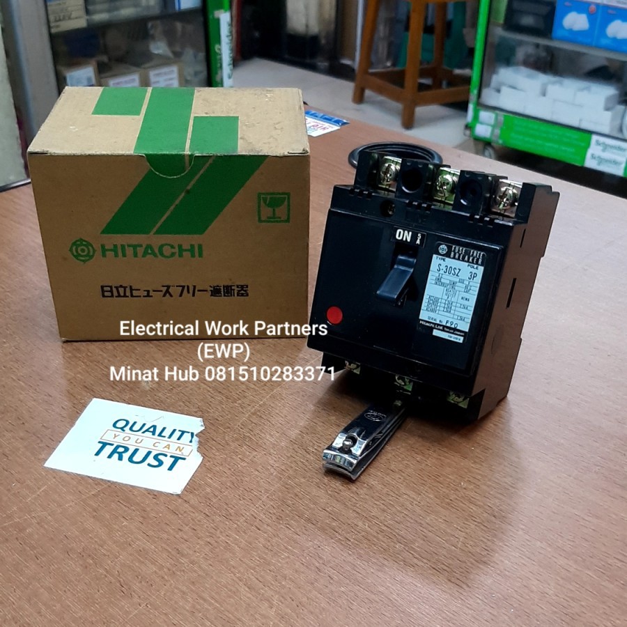 Jual PROMO !! MCCB / NFB HITACHI 3P 5A FUSE FREE BREAKER JADUL | Shopee ...