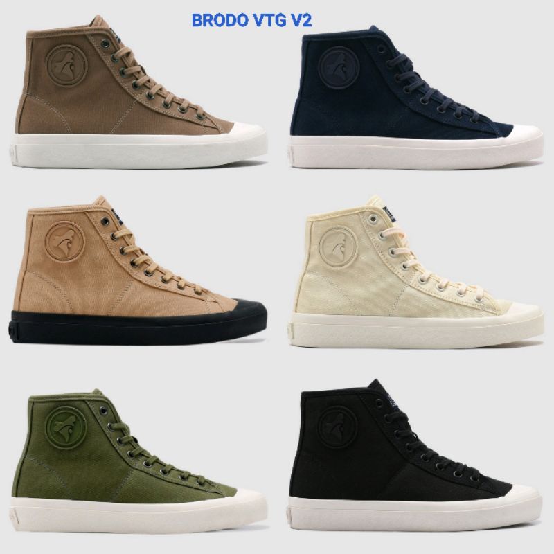Jual Sepatu Brodo Vantage Vtg V2 High Black / Camel / Navy / Natural ...