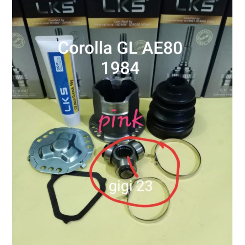 Jual Cv Joint Dalam As Roda Depan Dalam As Kopel Toyota Corolla GL AE80 1984 | Shopee Indonesia