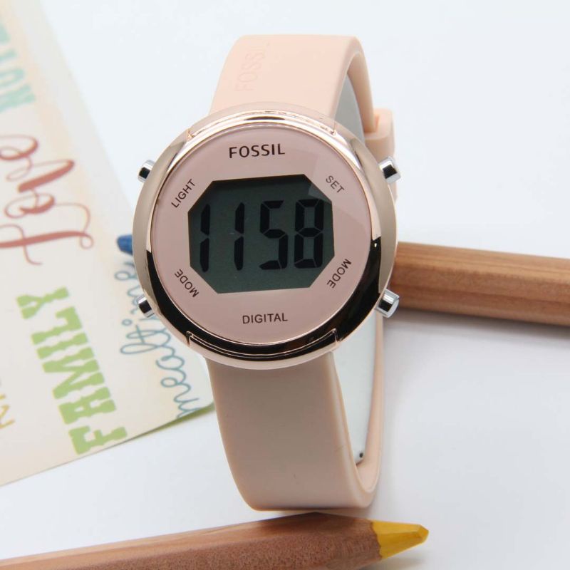 Jual { COD } new series produk jam tangan wanita FOS kancing bulat ...
