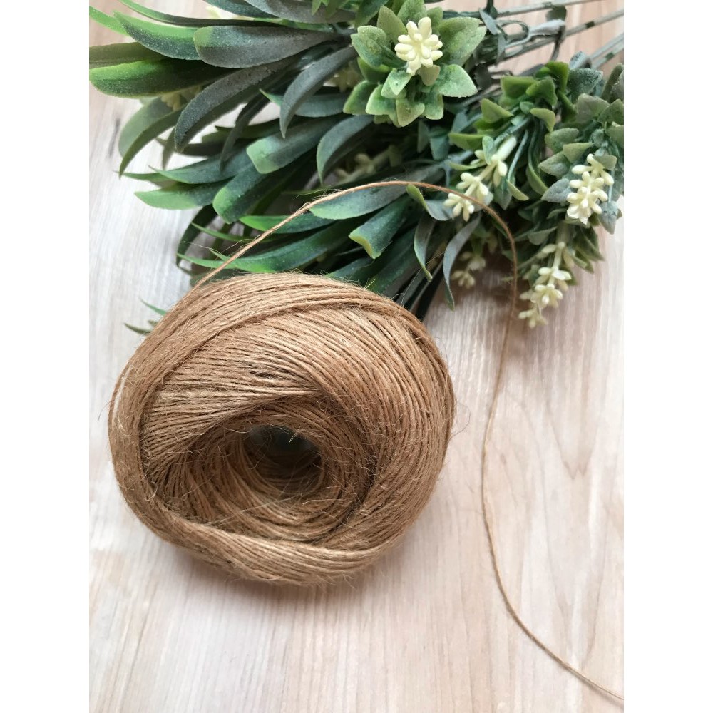 Jual Tali Rami 1mm - Hemp Rope Tali Goni MURAH | Shopee Indonesia