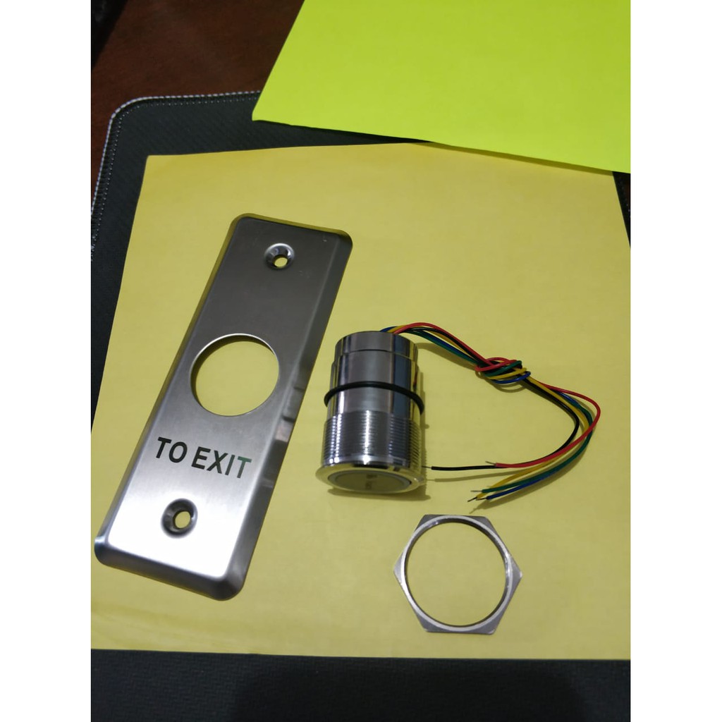 Jual No Touch Exit Button Only Tombol Lift Tanpa Frame Frameless No ...