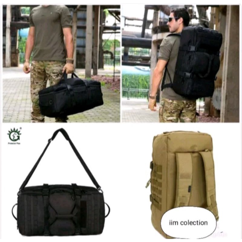Jual Tas cover Brimob super jumbo 75L tas ransel 3in1 tas travel jumbo ...