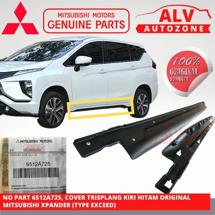 Jual COVER GARNISH SPOILER SIDE SKIRT SAMPING BAWAH KIRI XPANDER ...