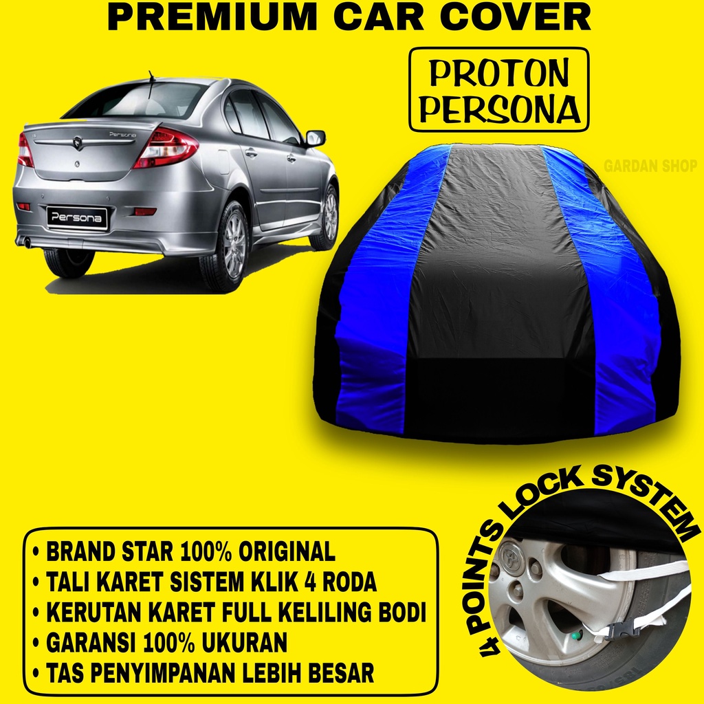 Jual Body Cover PROTON PERSONA Sarung BIRU Penutup Pelindung Bodi Mobil ...