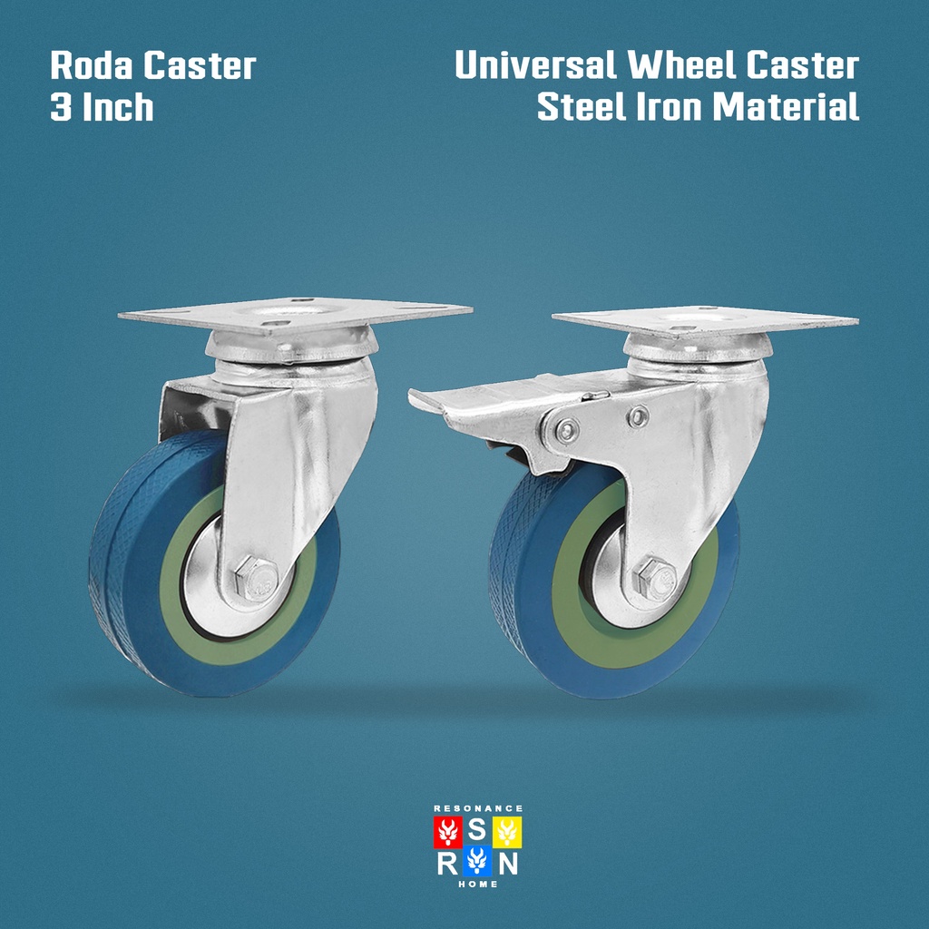 Jual Roda Caster Universal 3 Inch / Universal Wheel Caster Resonance ...
