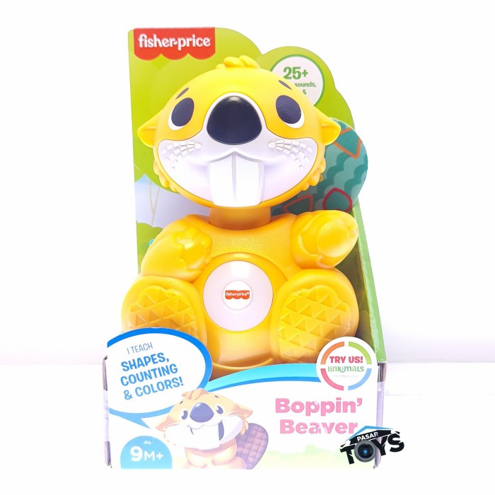 Jual Fisher-Price Linkimals Boppin’ Beaver Light-up Musical Activity ...