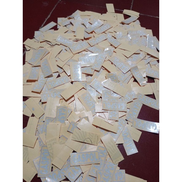 Jual stiker gaspol transparan cutting stiker gaspol | Shopee Indonesia