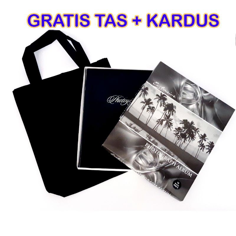 Jual Album magnetik kecil / Album magnetic photograf small muat 40 foto ...