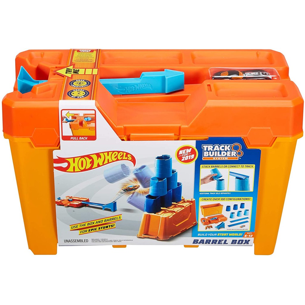 Jual HOT WHEELS BARREL BOX HOTWHEELS TRACK BUILDER DIECAST ORIGINAL ...