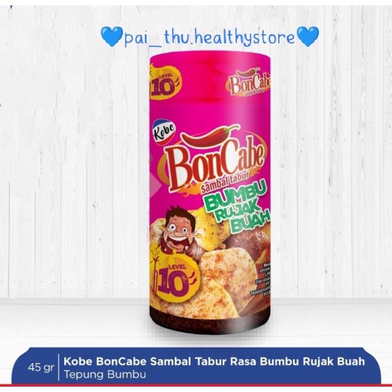 Jual Bon Cabe Bumbu Rujak Buah Tabur Level 10- Sambal Tabur Rujak Buah ...