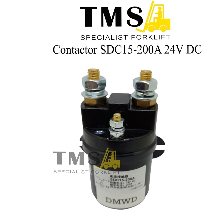 Jual Contactor SDC15-200A 24V DC Contactors Selenoid 1NO for Forklift ...