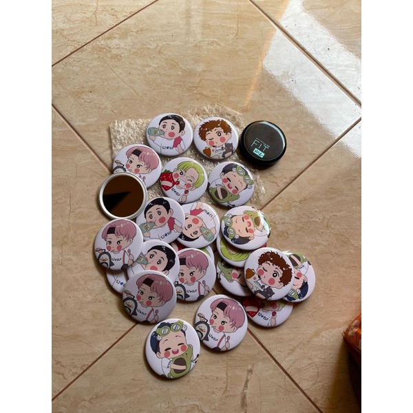 Jual Pin Peniti Custom UKURAN 25mm,32mm,44mm,58mm,75mm | Shopee Indonesia