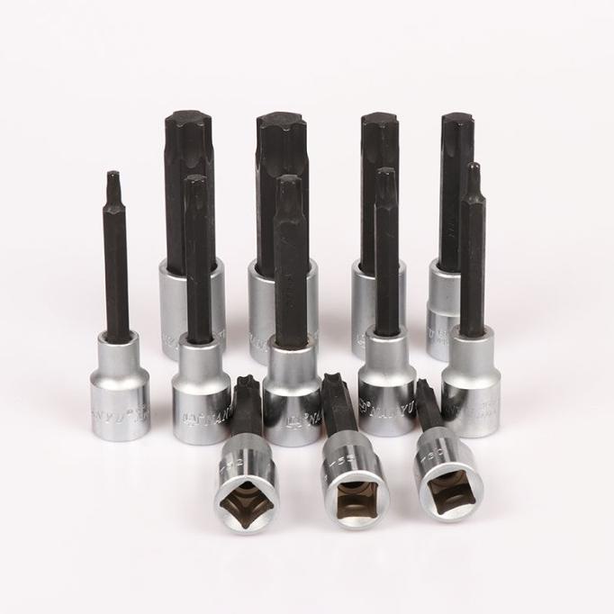 Jual SALE 12 S2 PADUAN TORX OBENG BIT SET 6 POINT SPLINE SOCKET ...