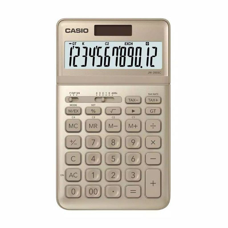 Jual kalkulator casio metalic 12 digit jw-200sc | Shopee Indonesia