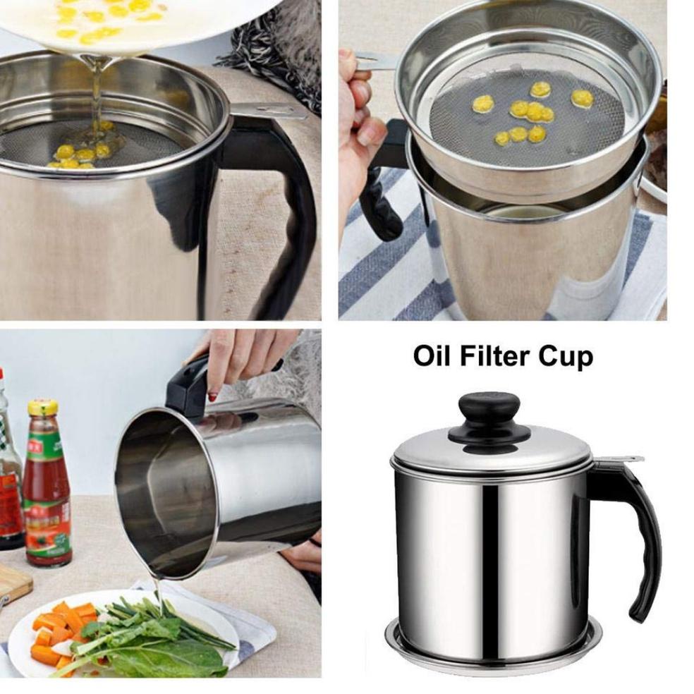 Jual B&H Trend Saringan Minyak Goreng Stainless Set 1,2 Ltr Oil Pot ...