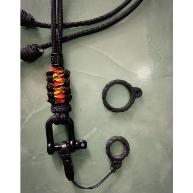 Jual Lanyard paracord untuk id card name tag | Shopee Indonesia