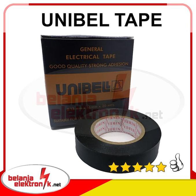 Jual Unibel Isolasi Listrik Serbaguna 0.13mm x 16mm x 20m - Hitam OBRAL ...