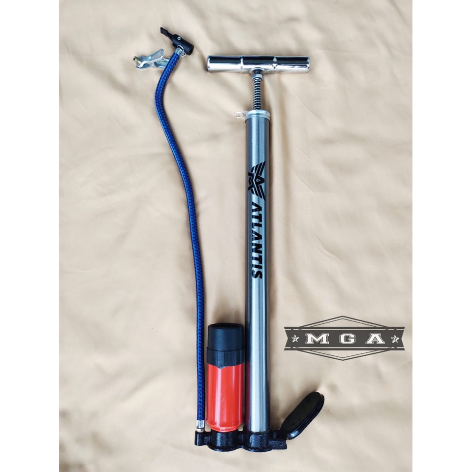 Jual Pompa Tabung Angin Ban Sepeda Motor Mobil Manual Hidrolik Lengkap ...