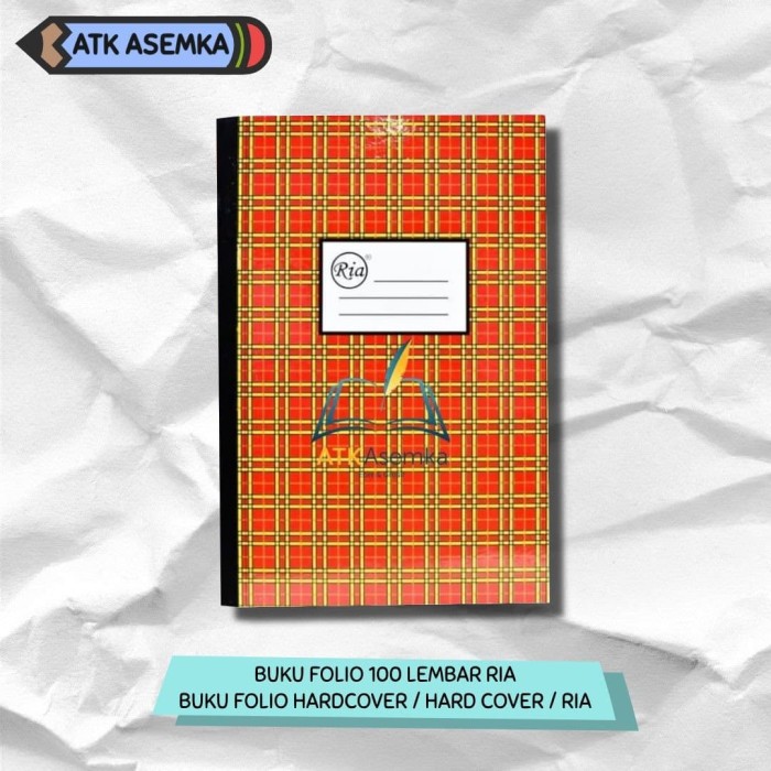 Jual BUKU FOLIO 100 LEMBAR RIA / BUKU FOLIO HARDCOVER / HARD COVER ...