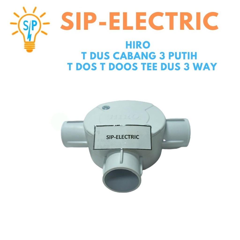 Jual Hiro T Dus Cabang 3 Putih / T Dos T Doos Tee Dus 3 Way | Shopee ...