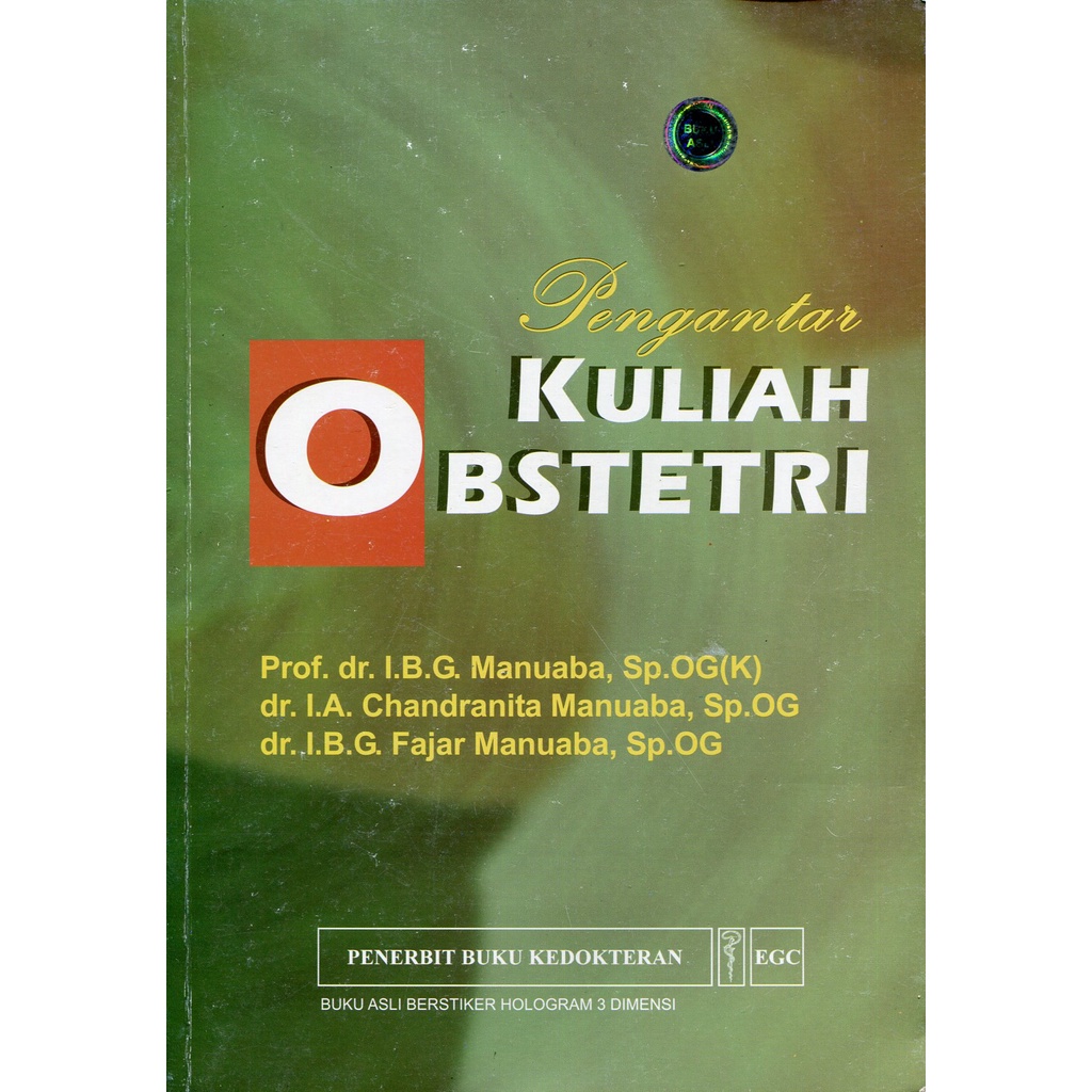 Jual Pengantar Kuliah Obstetri - Manuaba = EGC ORIGINAL | Shopee Indonesia