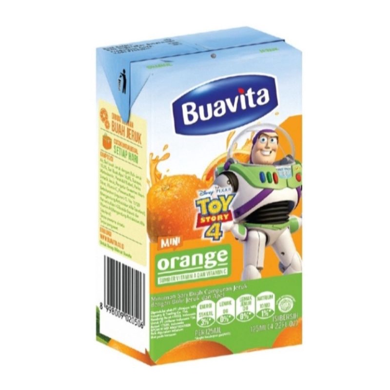Jual Buavita Mini Jus Buah Asli Jeruk 125ml | Shopee Indonesia