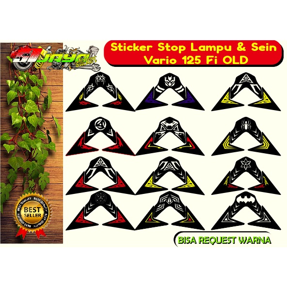 Jual Sticker Stiker Stop Lampu & Sein Belakang Vario 125 OLD Tahun 2014 ...