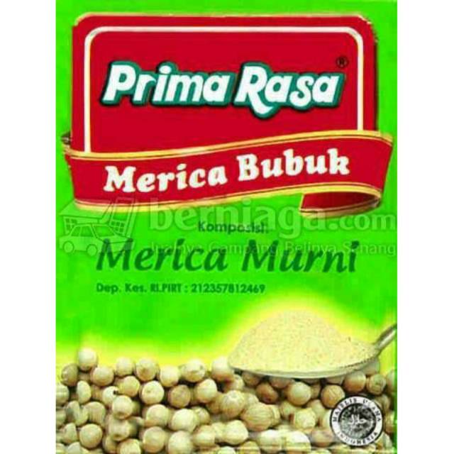 Jual bumbu masak : lada bubuk / merica bubuk MURNI Merk PRIMARASA ...