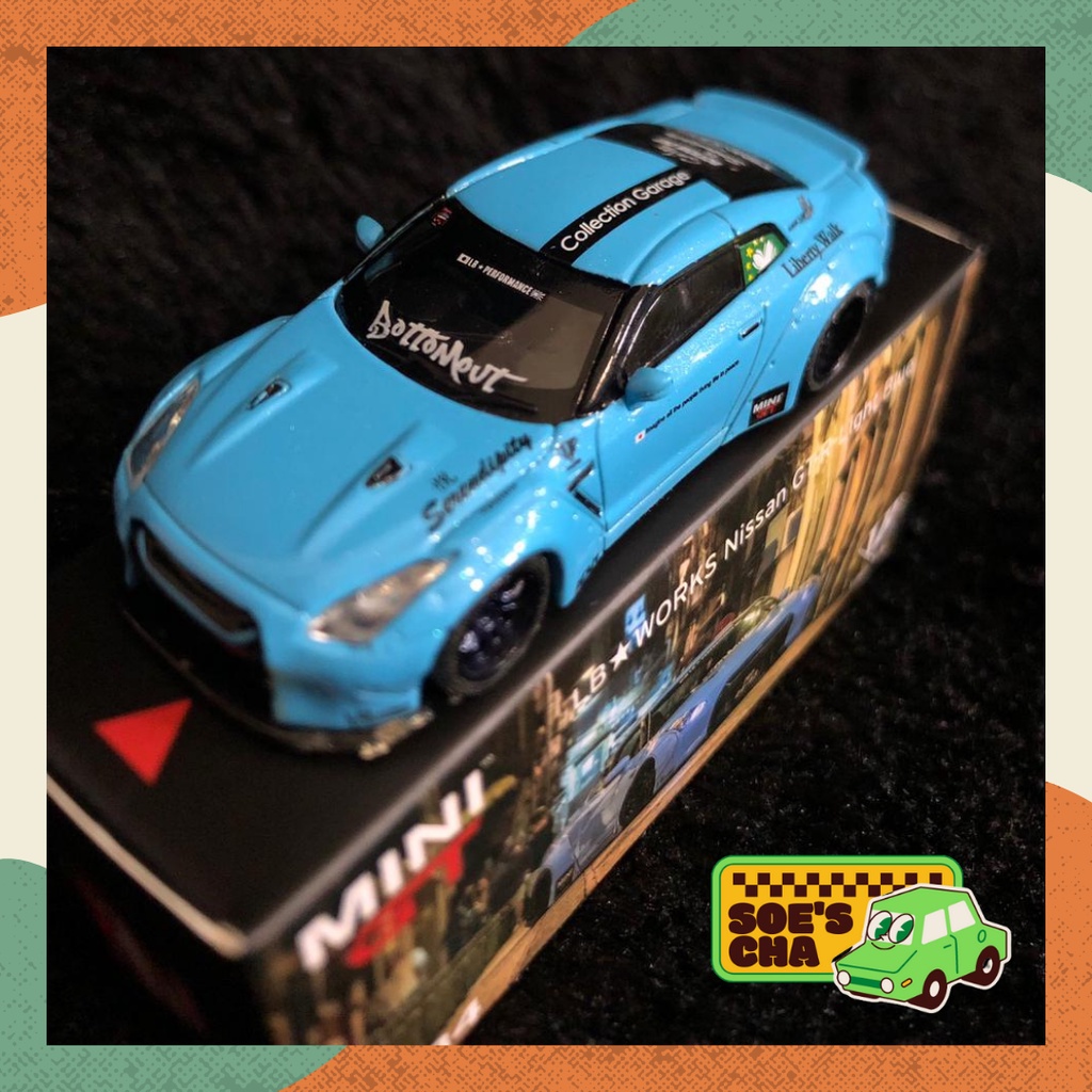 Jual MINI GT NISSAN GTR LIGHT BLUE R35 (BACA DESKRIPSI) | Shopee Indonesia