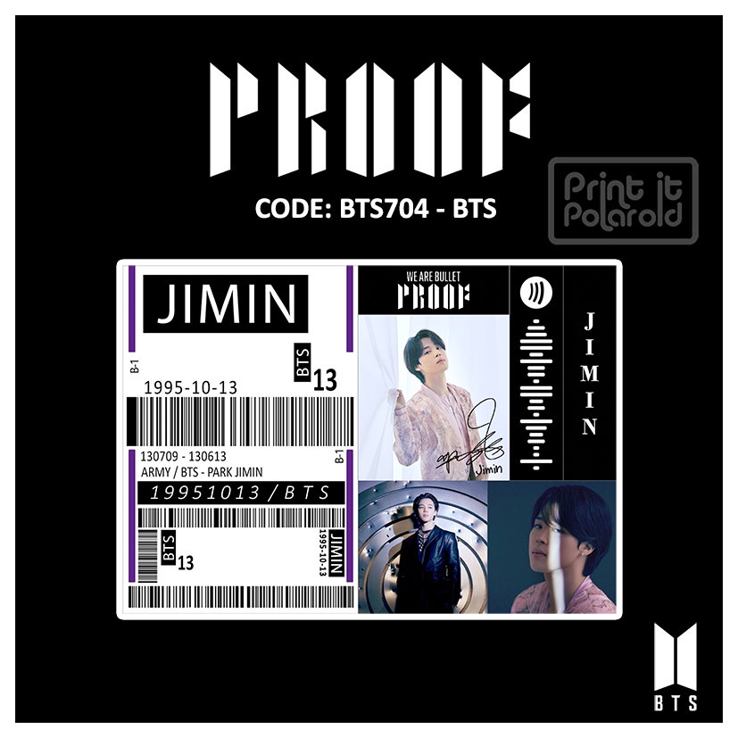 Jual STIKER foto KPop Proof BTS album casing hp laptop buku diy boyfie ...