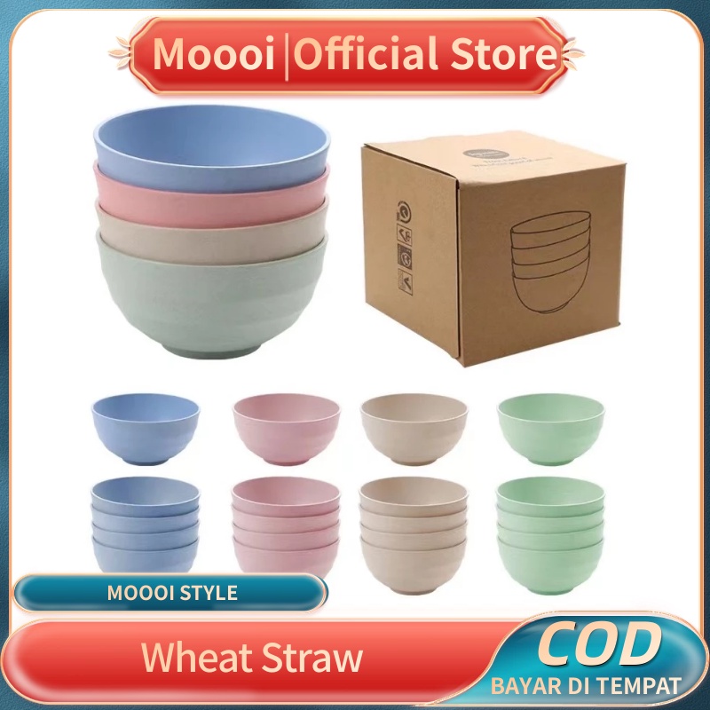 Jual MOOOI Mangkuk jerami gandum 15cm mangkuk wheat straw mangkok ...