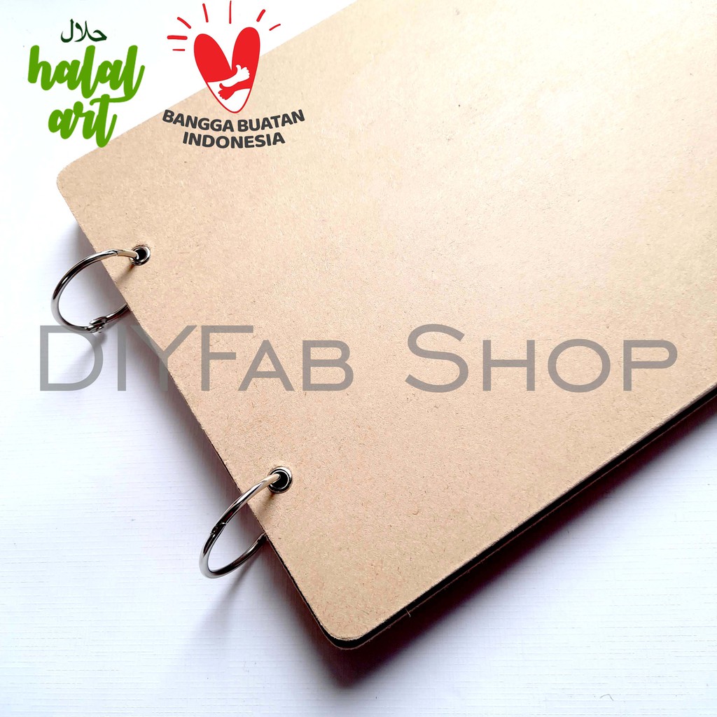 Jual Blank Scrapbook Album A4 Kosong Polos 30 Lembar Hardcover MDF ...
