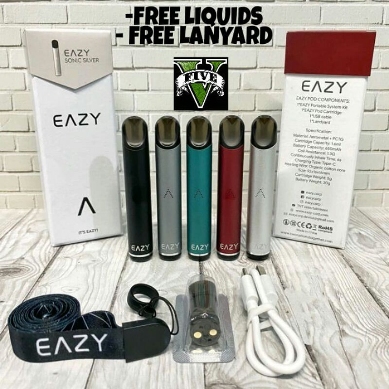 Jual PODS podmod original Pod authentic free liquids / EAZY original ...