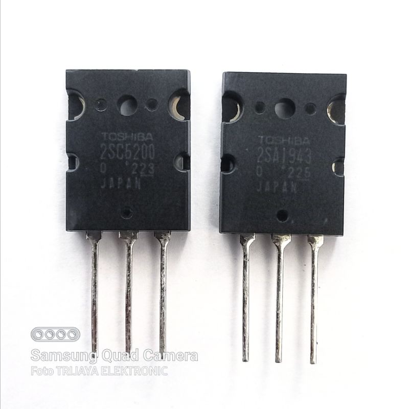 Jual TRANSISTOR TOSHIBA 2SA 1943 2SC 5200 A1943 C5200 ORIGINAL | Shopee Indonesia