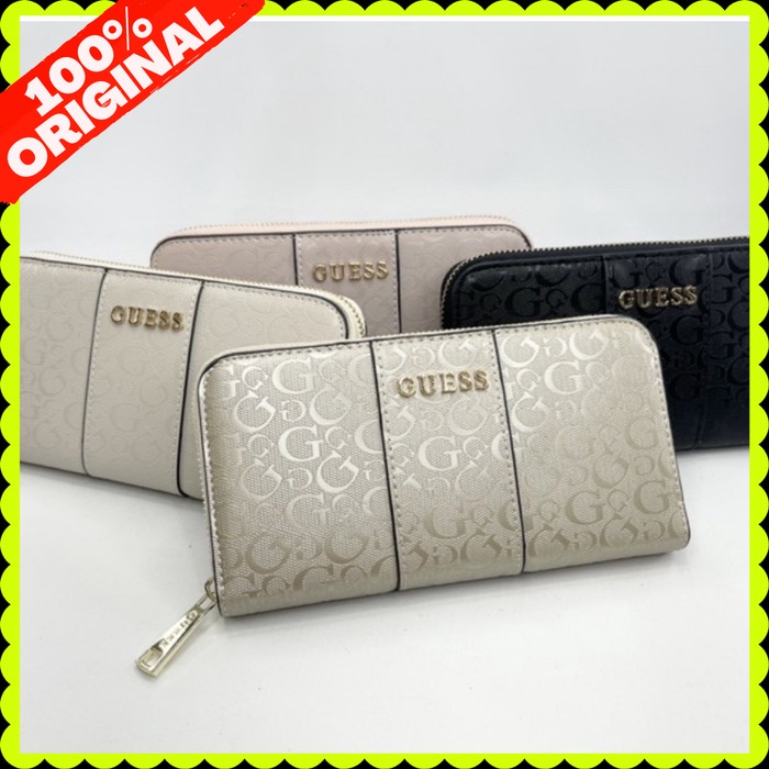 Jual Dompet Guess Wanita Original Branded Store BH796 - Gold | Shopee ...