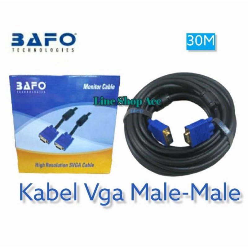 Jual Kabel Vga 30 Meter Bafo | Shopee Indonesia