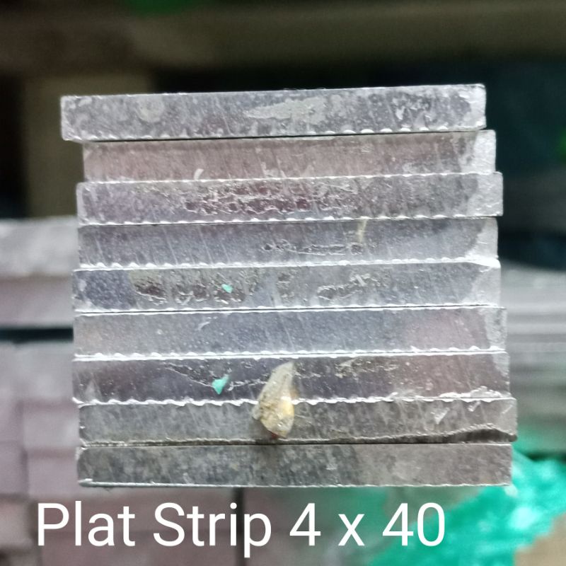 Jual Plat Strip Aluminium 4mm x 40mm x 1000mm / strip alumunium ...