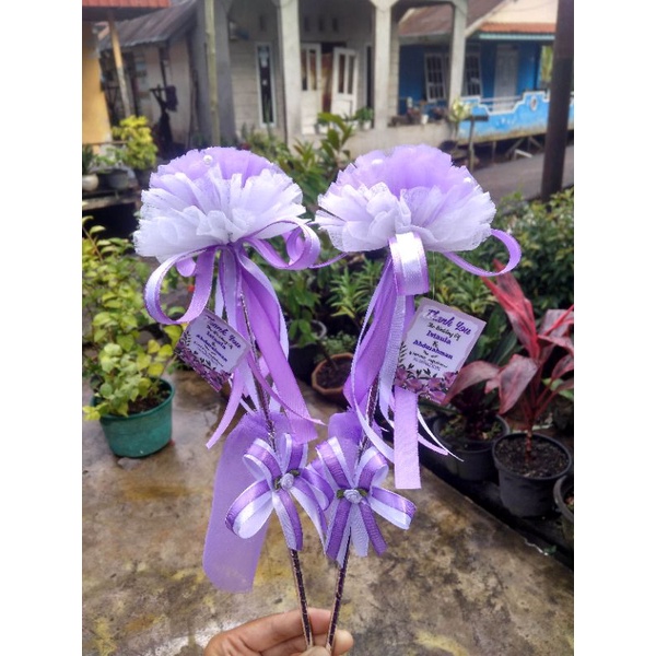 Jual (15pcs)bunga telur/bunga telok/pokok telur/pokok telok/pompom ...