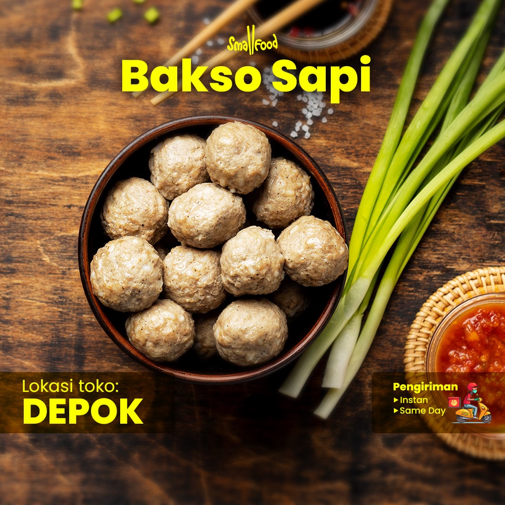 Jual Bakso Sapi Depok Homemade Halus Urat FULL DAGING SEGAR TANPA ...