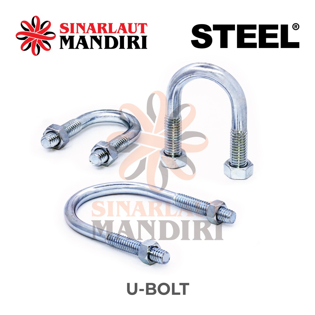 Jual U Bolt / Baut U 5/16 x 1/2" | Shopee Indonesia