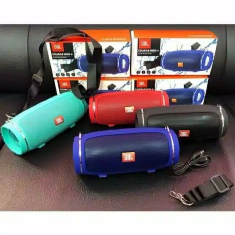 Jual Speaker JBL Charge mini 4+ Bluetooth Free Tali Selempang | Shopee ...