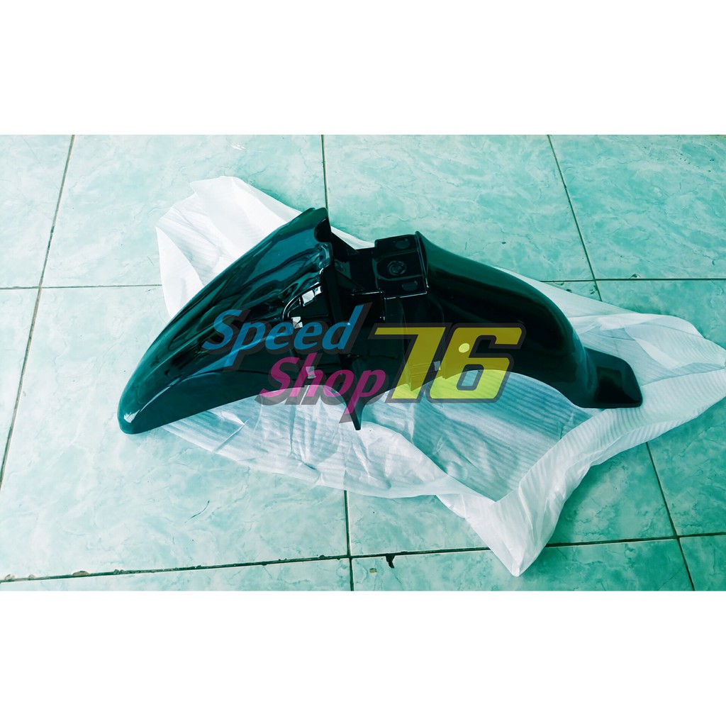 Jual SP76 SPAKBOR SELEBOR DEPAN JUPITER Z BURHAN HITAM METALIC | Shopee ...