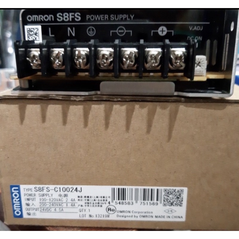Jual Power Supply Omron S8FS-C10024J 24V 4.5A Original 24 Volt 4.5 Ampere | Shopee Indonesia